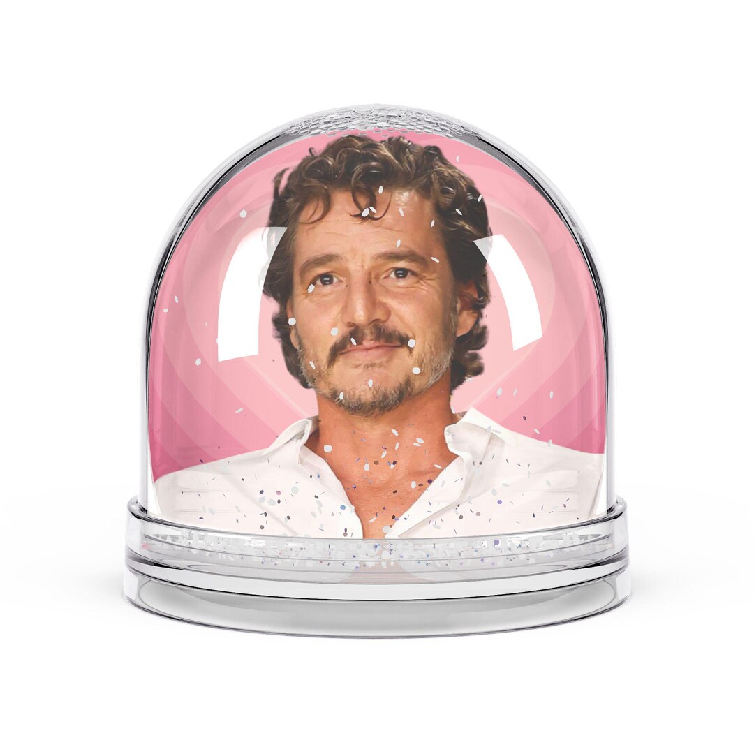 Pedro Pascal Snow Globe - Etsy
