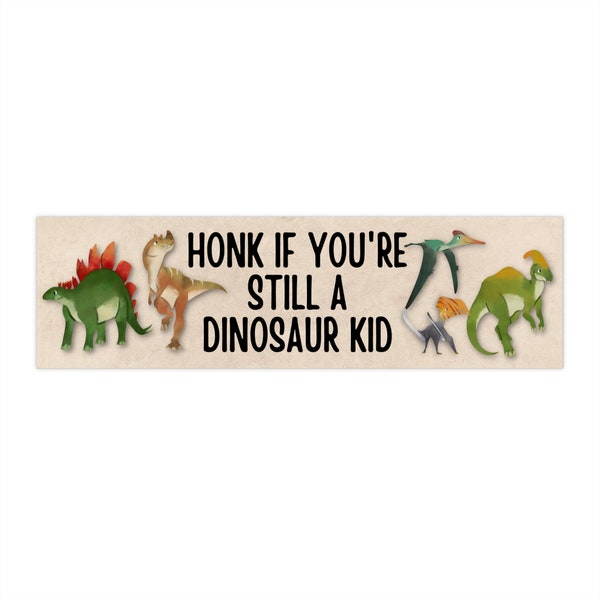 Dinosaur Bumper Stickers - Etsy