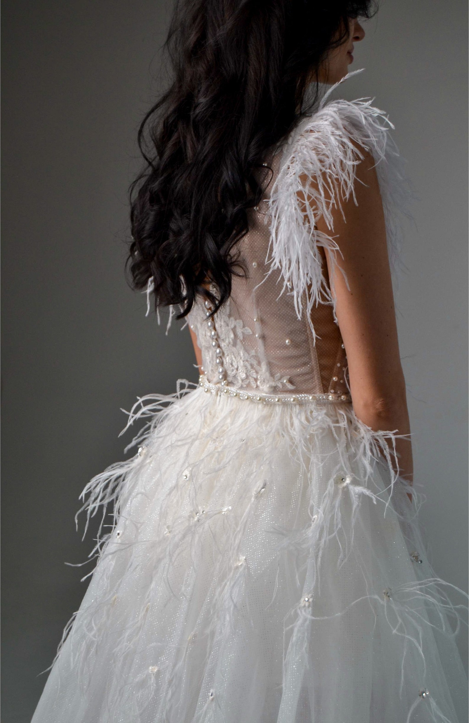 Bridal Shower Dress Short Wedding Dress Beach Wedding Dress Сrystal ...