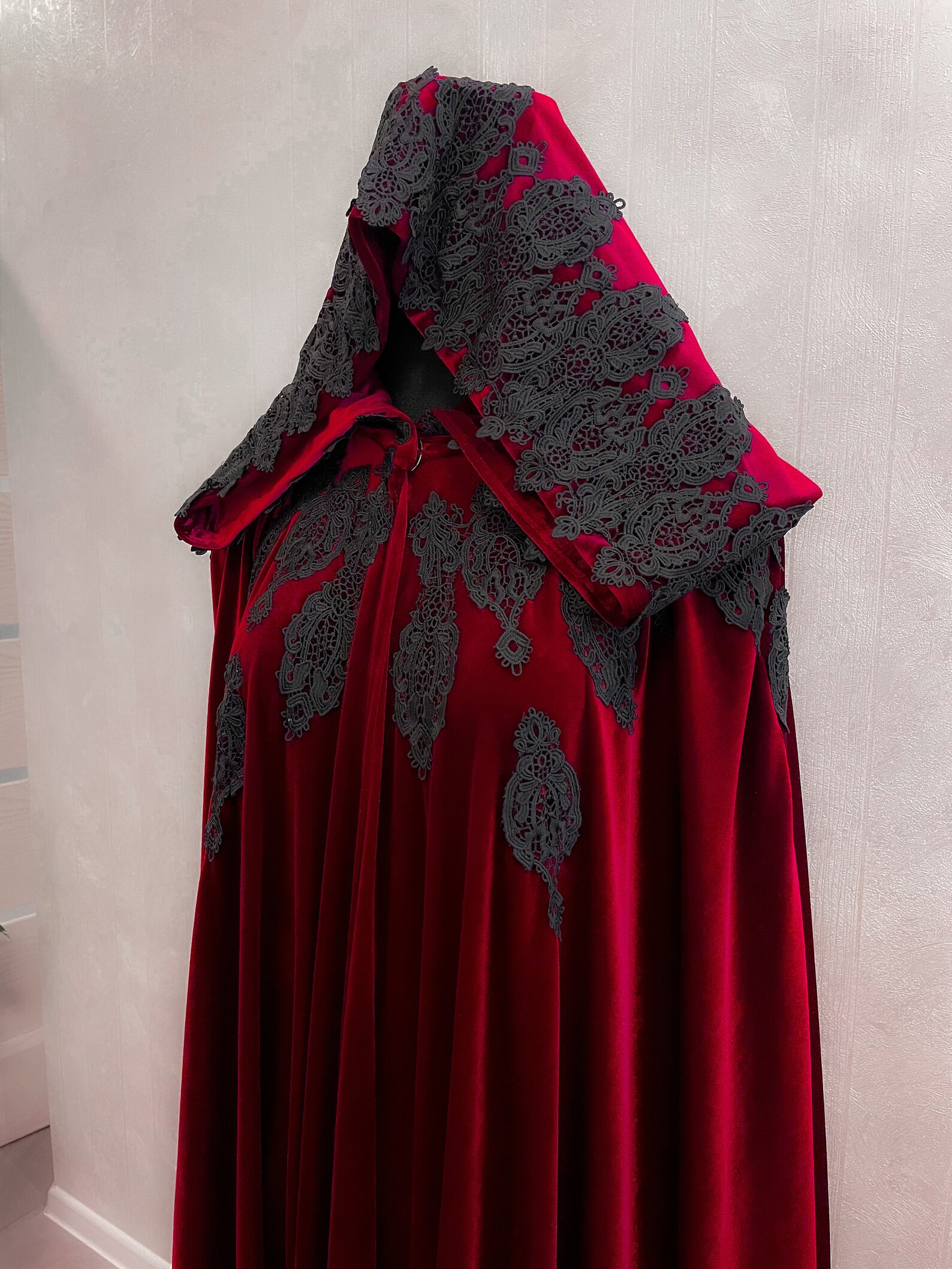 Cape Halloween Velvet Cloak Theater Cloak Hooded Cloak - Etsy