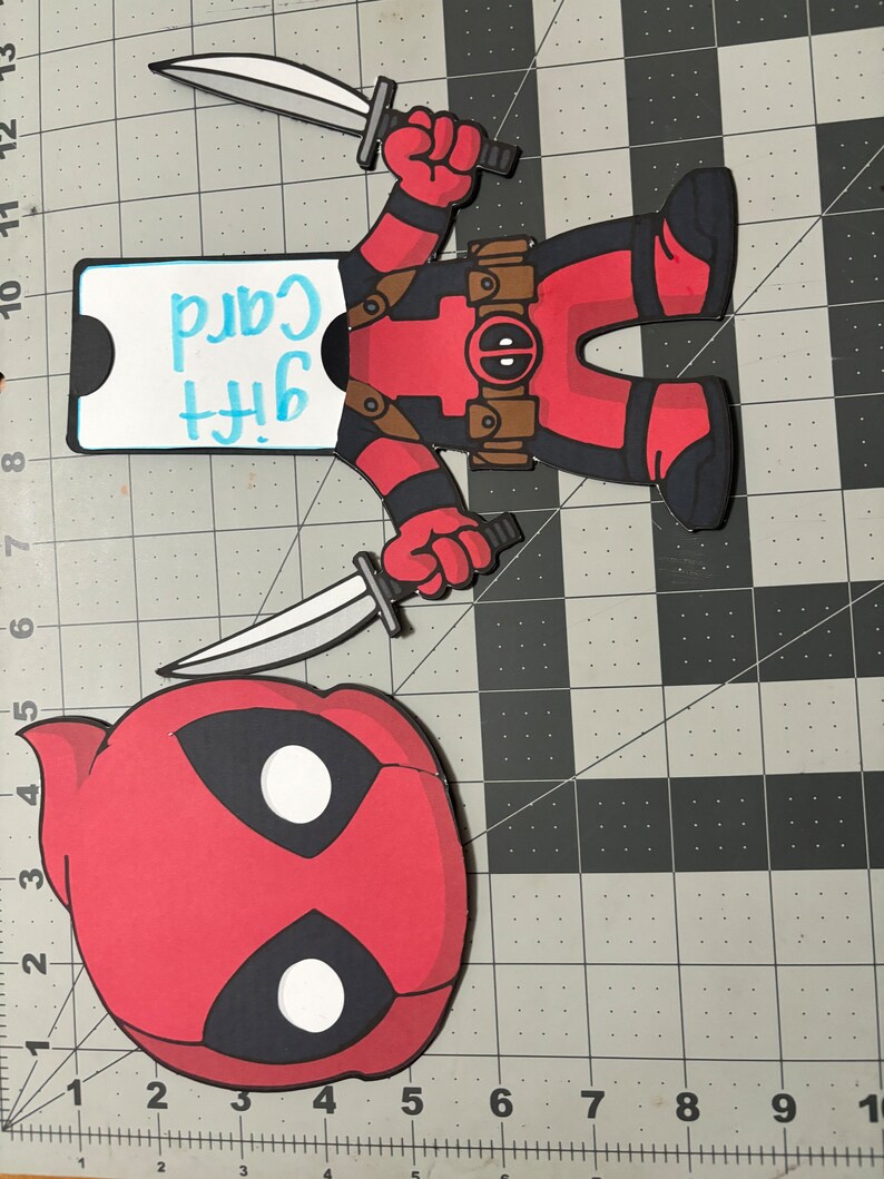 Deadpool Gift Card Holder - Etsy