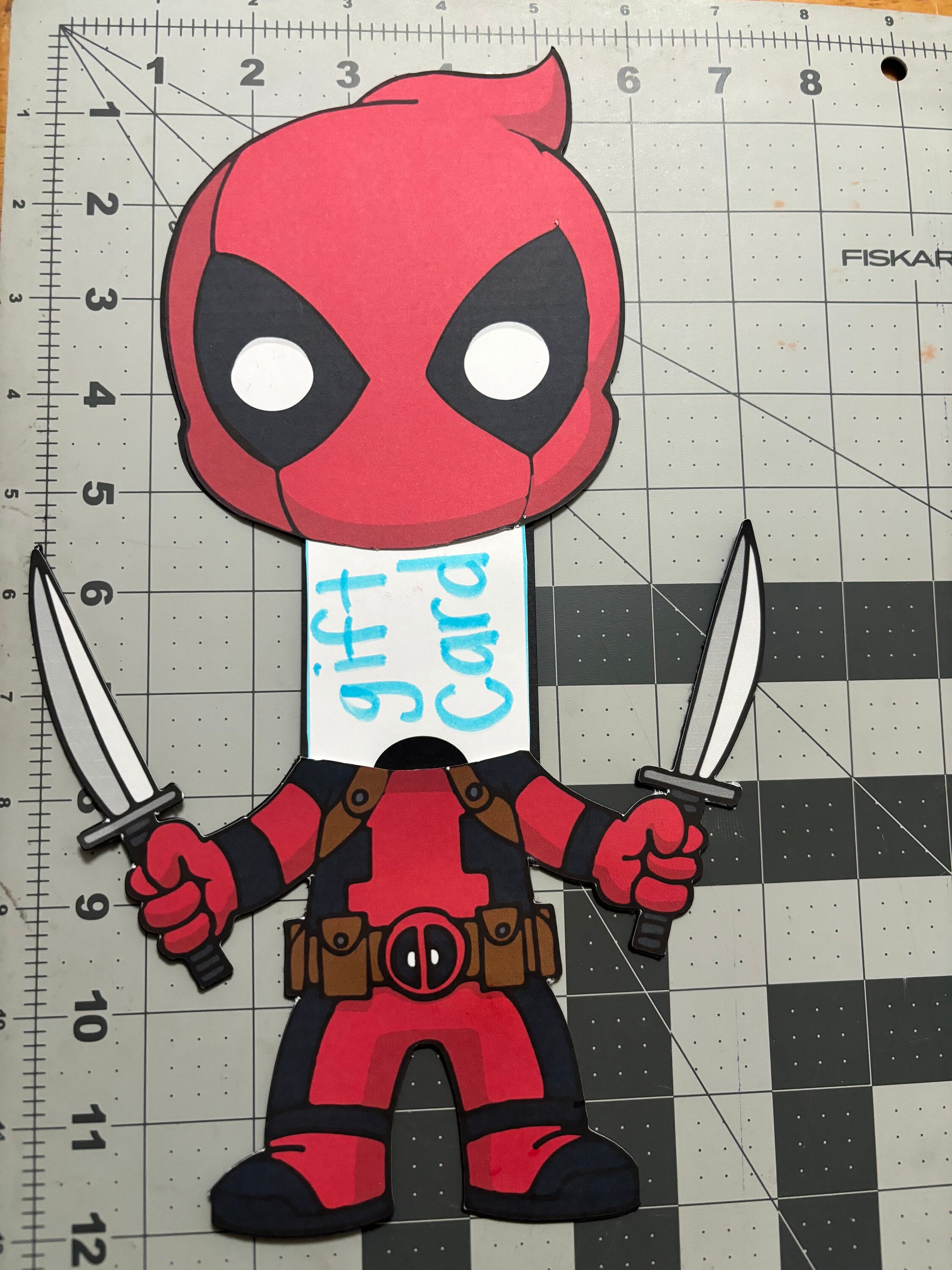 Deadpool Gift Card Holder - Etsy