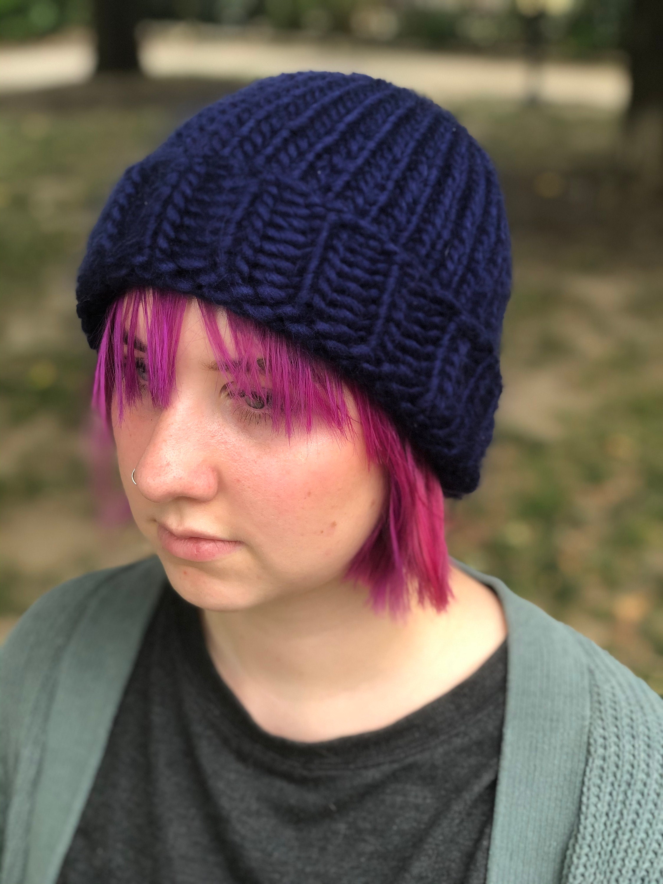 Basic Hat Knitting Pattern - Etsy UK