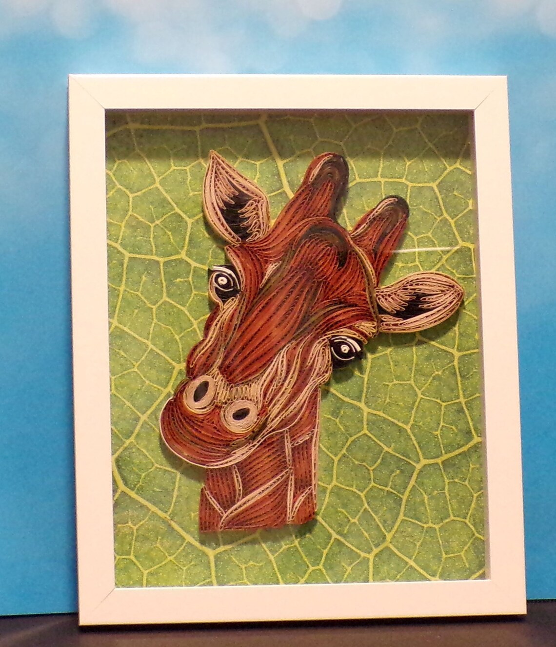 Giraffe Quilled Picture - Etsy