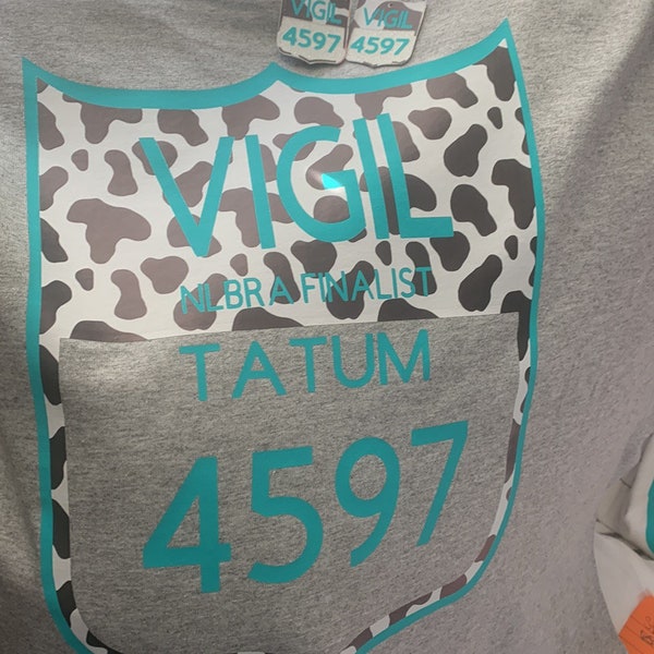 Rodeo Back Number Template - Etsy