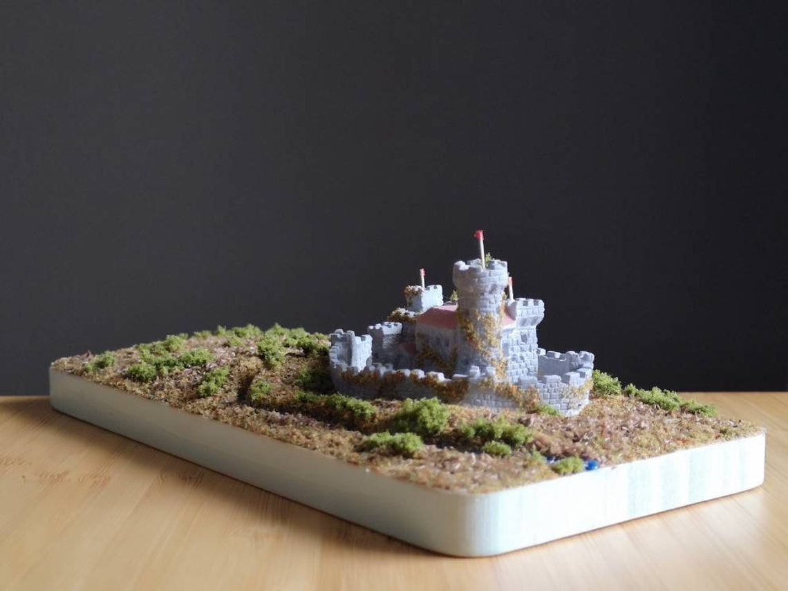 Miniature Castle, Diorama, Handmade - Etsy