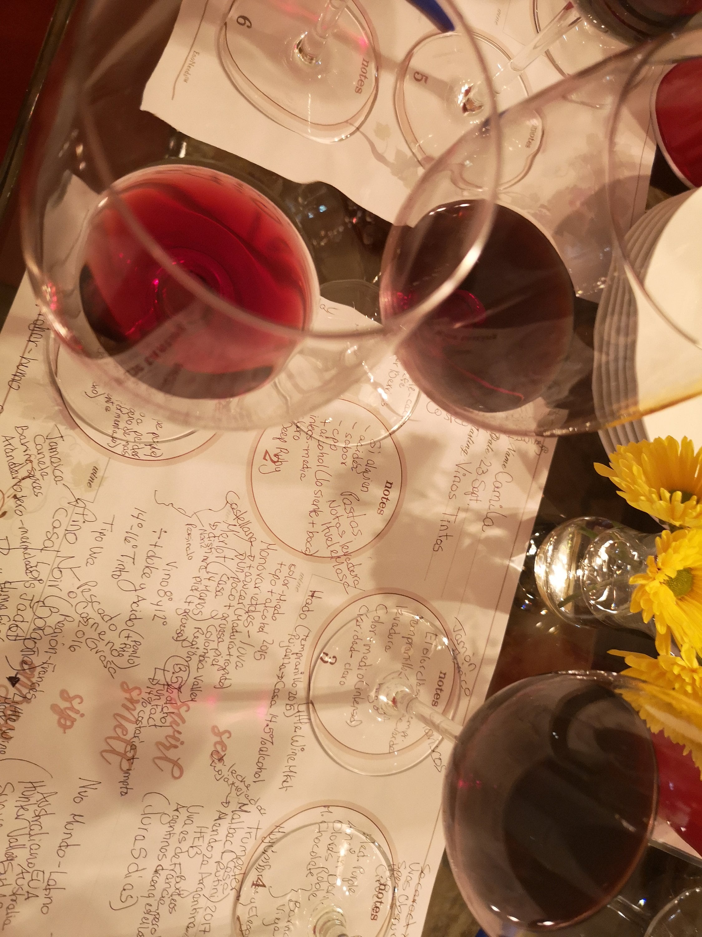 Wine Tasting Mat for 5 Glasses - Classic Style (IMMEDIATE DOWNLOAD) - Etsy