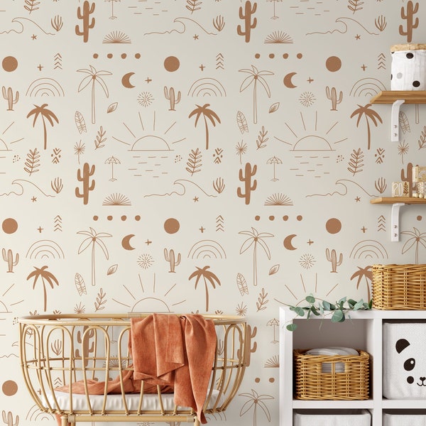 Beach Boho Wallpaper - Etsy