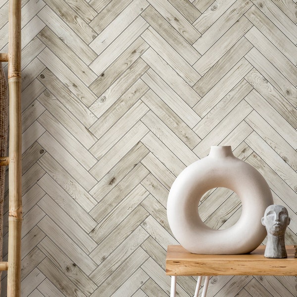 Herringbone Wood Wall Art - Etsy