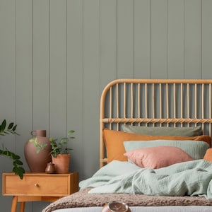 light green panel wallpaper