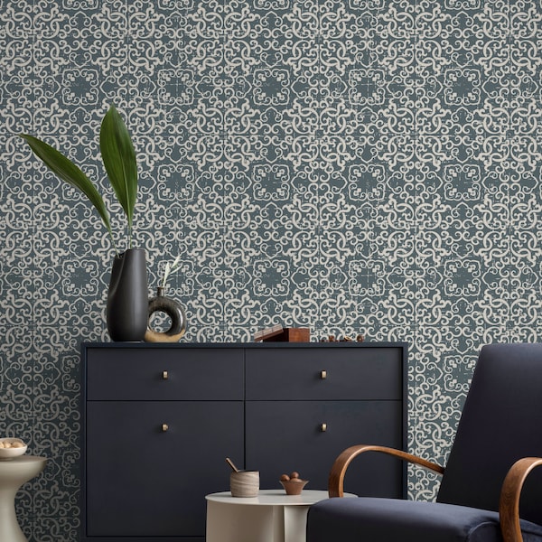 Tile Wallpaper - Etsy