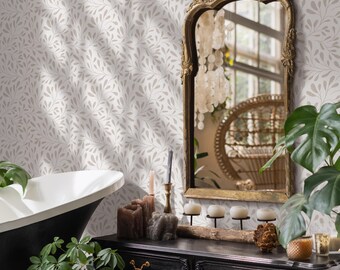 Light Blue Swan Birds Wallpaper / Peel and Stick Wallpaper Removable ...