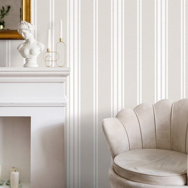 Striped Wallpaper Farmhouse - Etsy