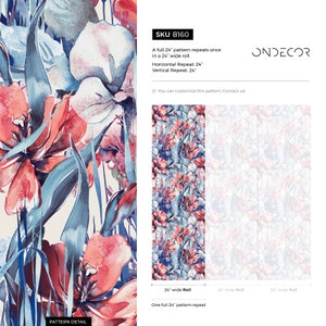 Flower Wallpaper - Removable Wallpaper Peel and Stick Wallpaper Wall ...