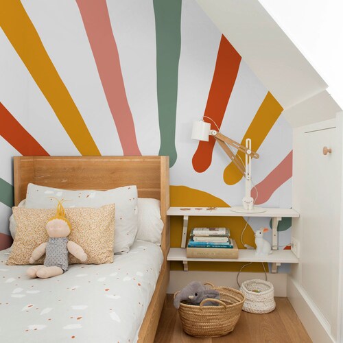 Rainbow Peel and Stick Wallpaper Removable Nursery - Etsy