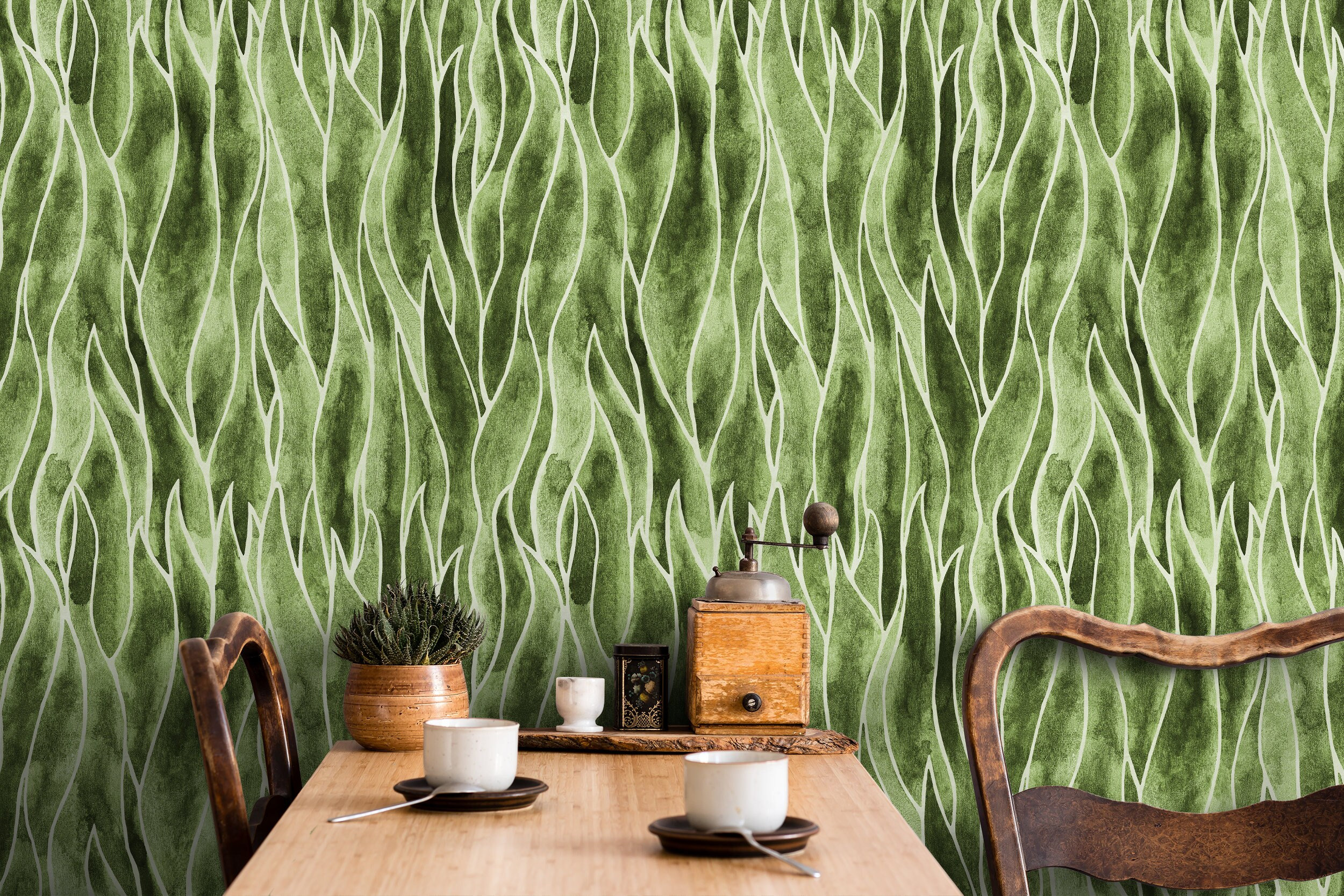 Green Leaf Wallpaper For Home