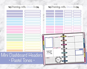 Pastel Dashboard - Etsy