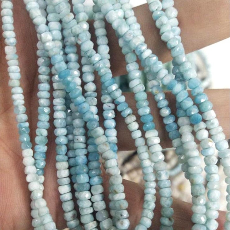 Faceted Larimar - Etsy