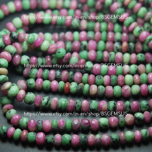Ruby Zoisite Beads - Etsy