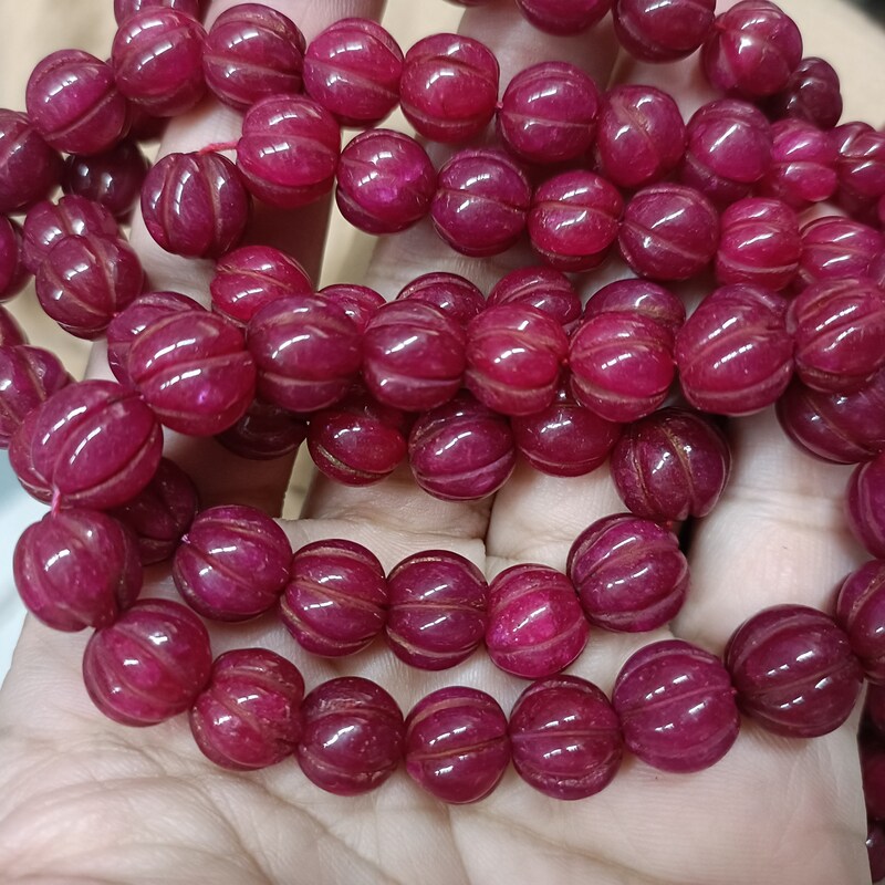Carved Melon Beads - Etsy