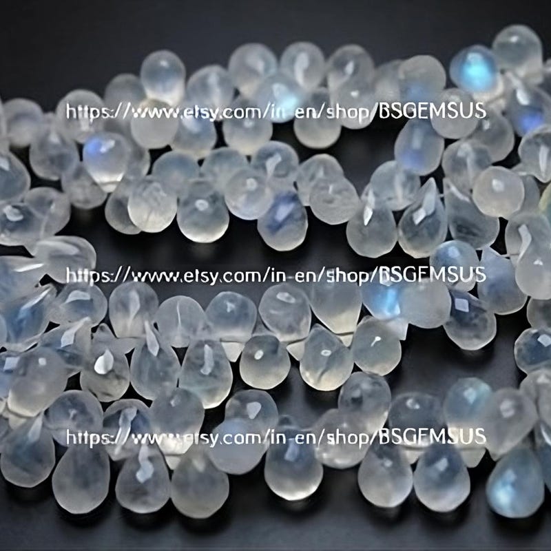Moonstone Drops - Etsy