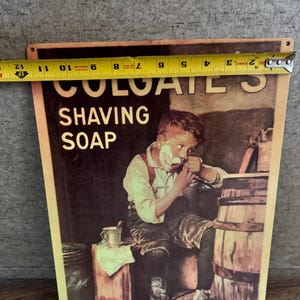 Tin Colgate Toothpaste Vintage Like Wall Art. Measures 12” X16” . Made ...