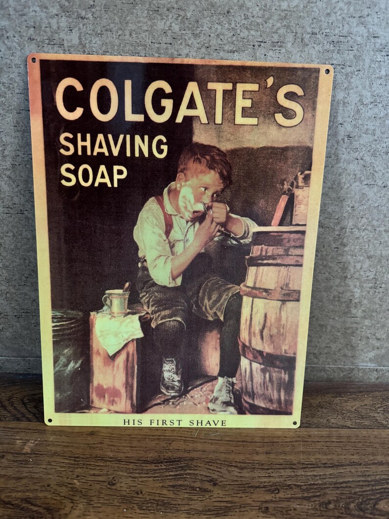 Tin Colgate Toothpaste Vintage Like Wall Art. Measures 12” X16” . Made ...