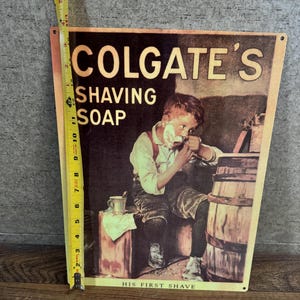Tin Colgate Toothpaste Vintage Like Wall Art. Measures 12” X16” . Made ...