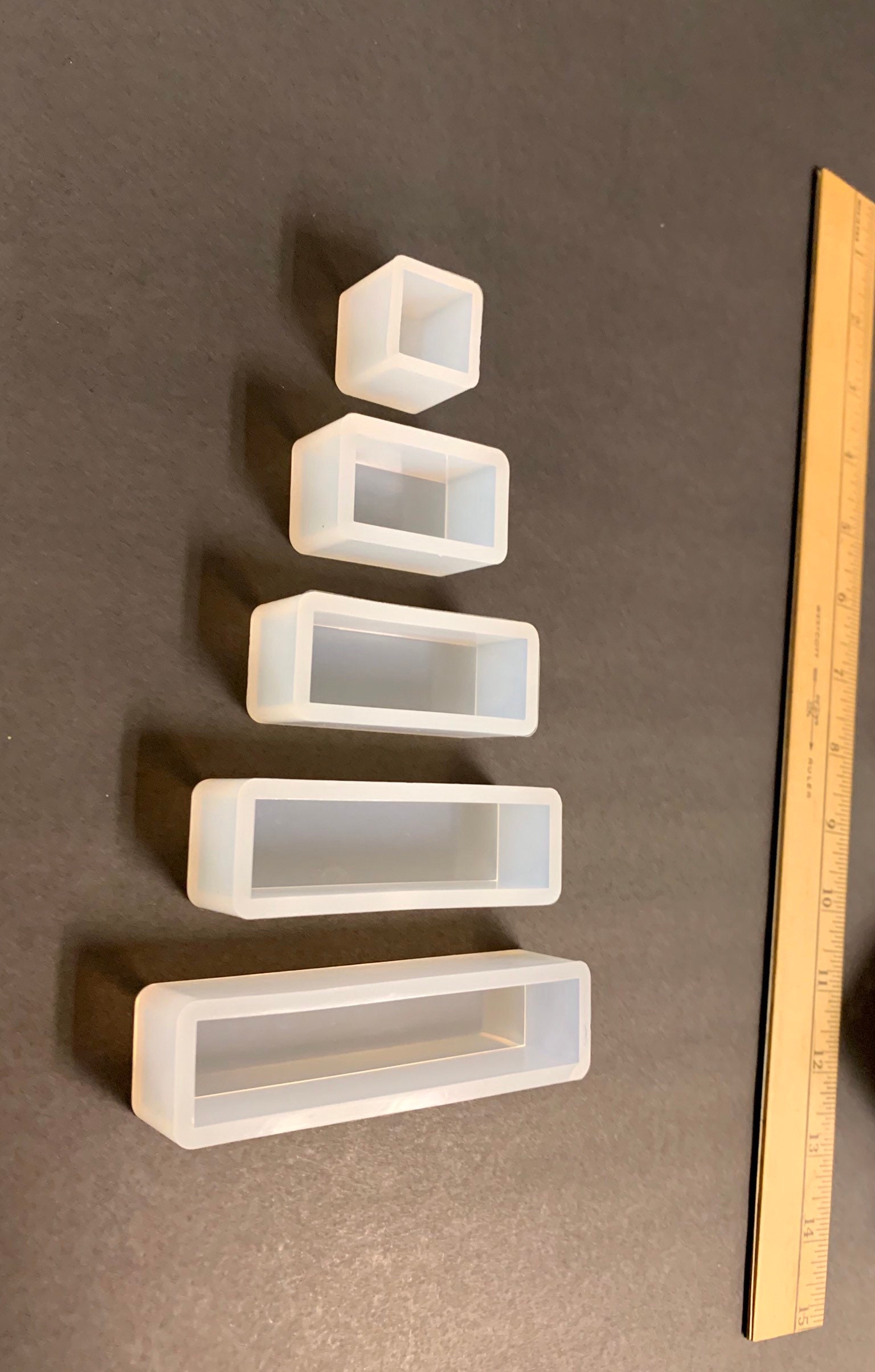 Rectangle Cube Silicone Mold | Etsy
