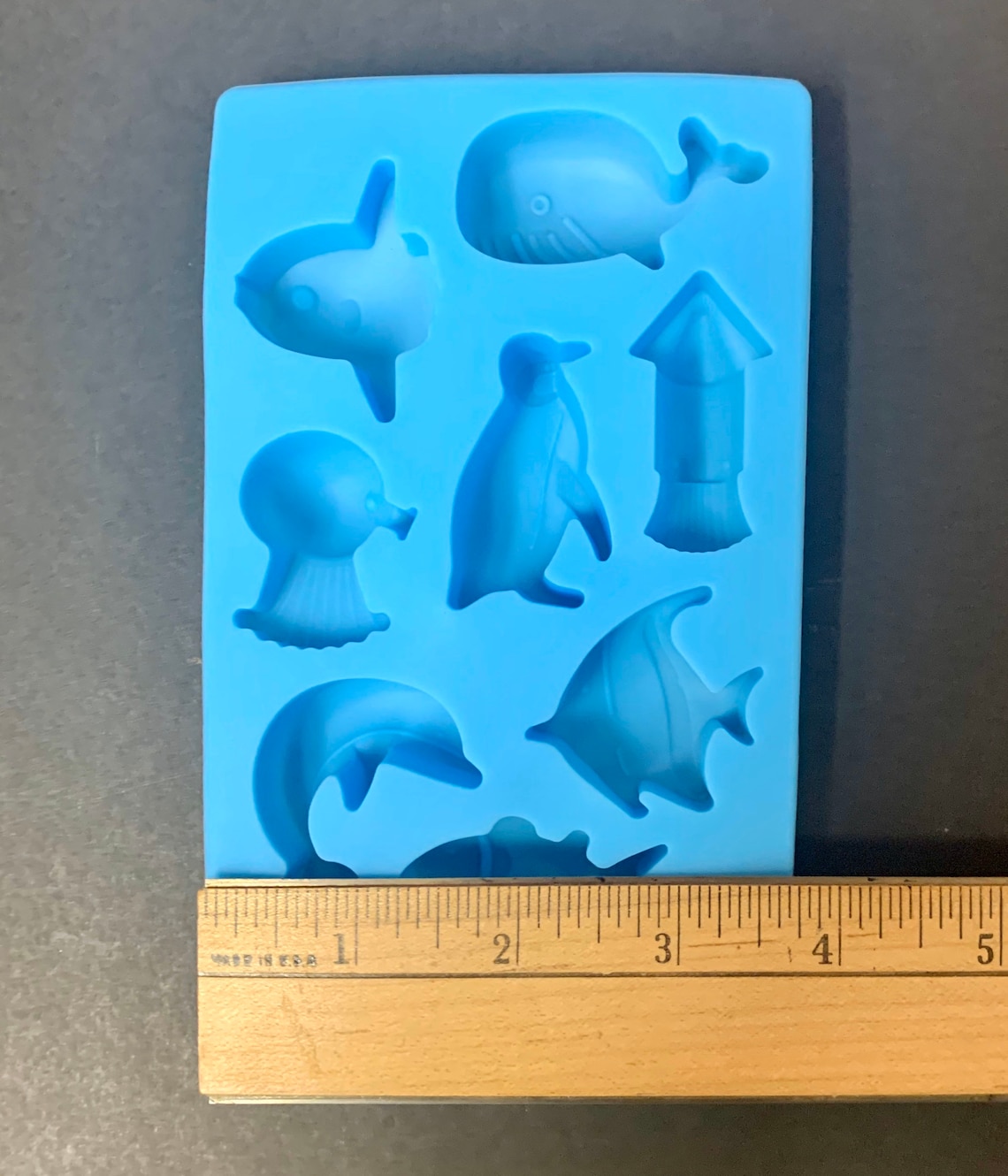 Food Grade Silicone Fish Mold 8 Types of Sea Creatures Inside | Etsy