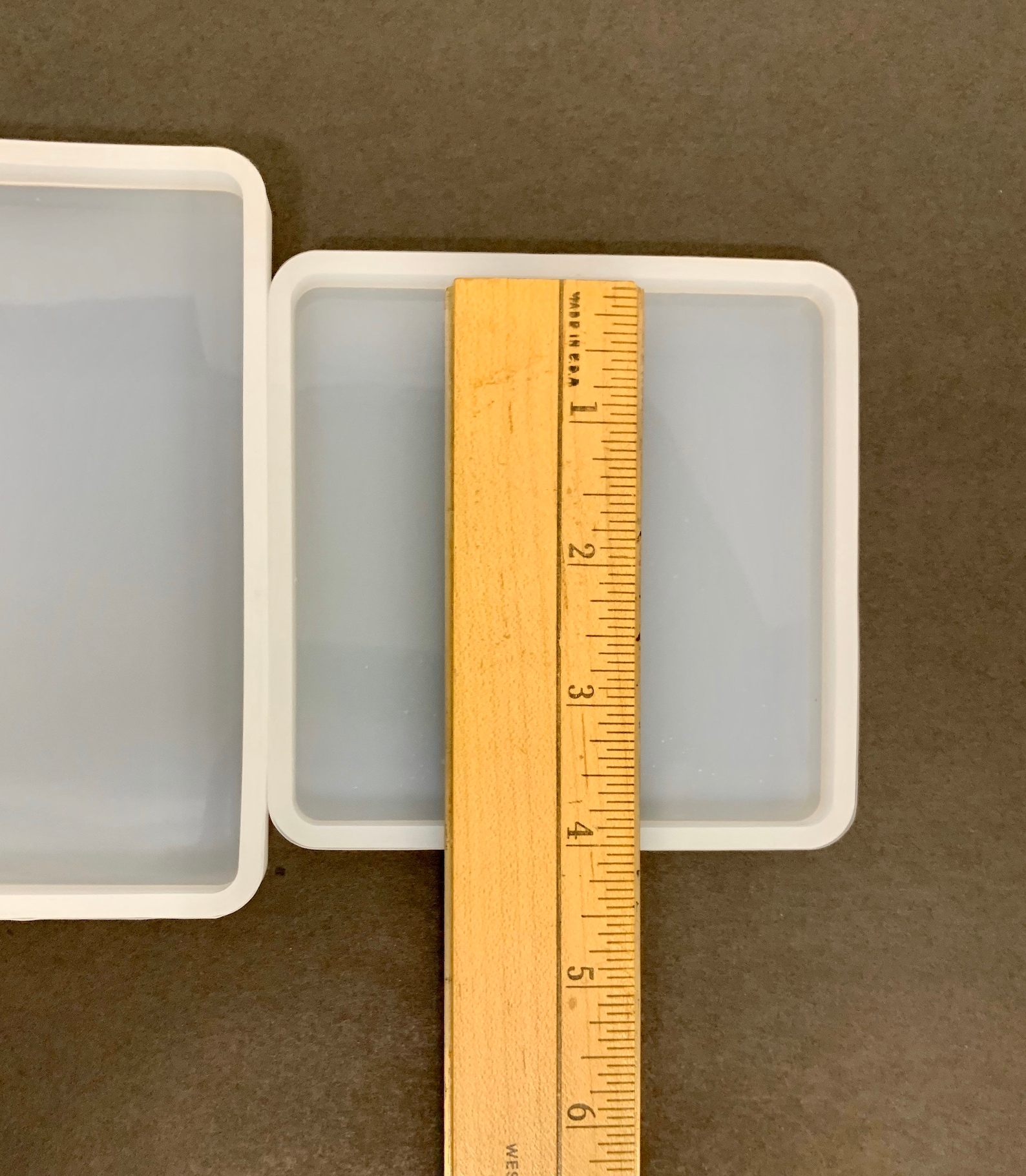 Square Silicone Resin Mold Large Medium or Small | Etsy