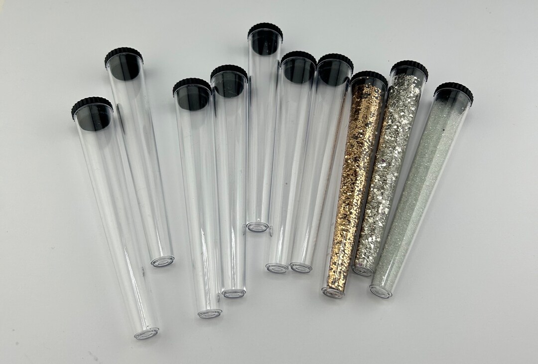 20 Small Clear Plastic Vial With Lid - Etsy