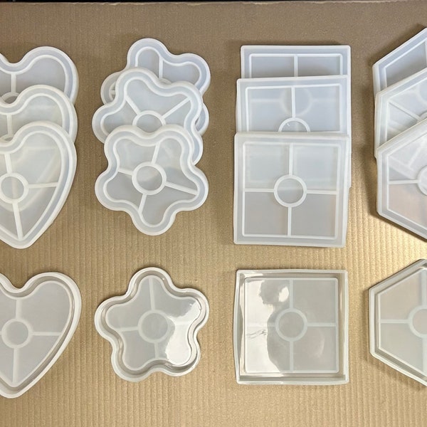 Resin Coaster Molds - Etsy