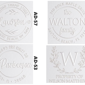 Custom Logo Embossing Stamp, Logo or Emblem Embosser, Wedding Logo ...