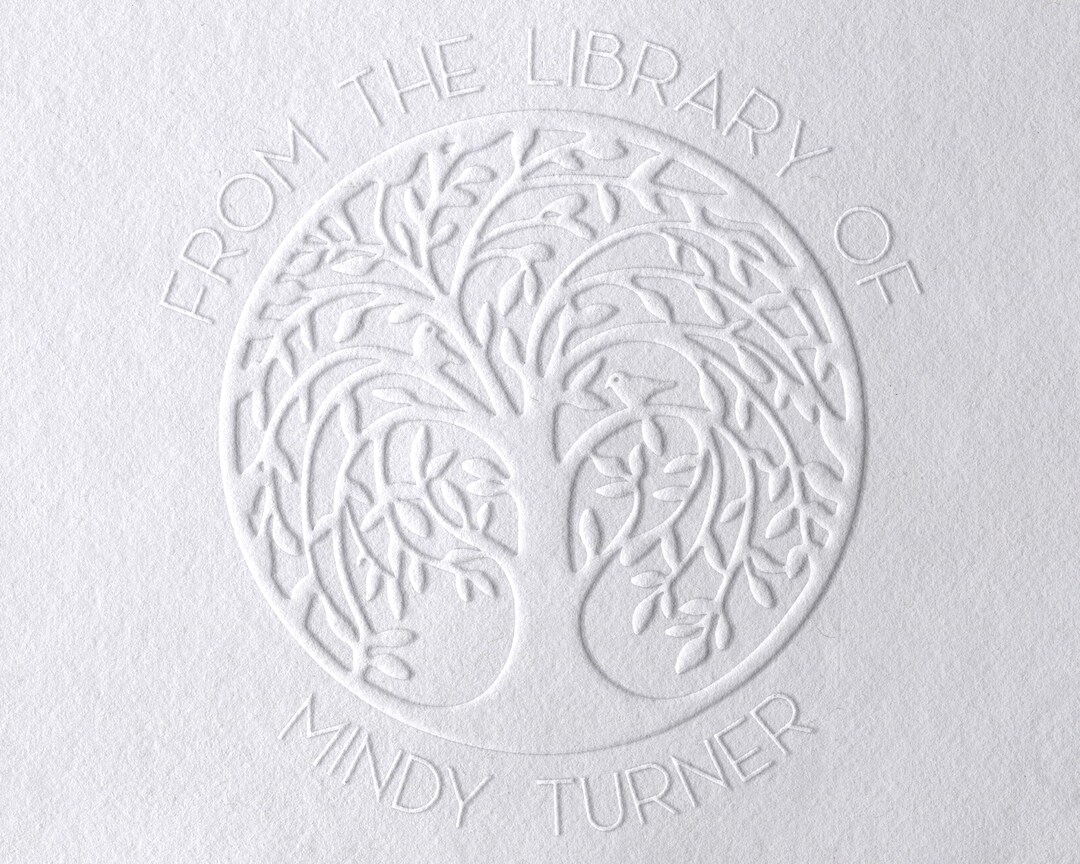 Custom Book Embosser Stamp Personalized Library Stamp Choose From 70 ...