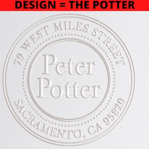 Custom Logo Embossing Stamp, Logo or Emblem Embosser, Wedding Logo ...