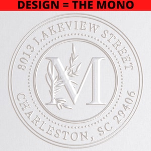 Custom Embosser, Custom Address Embosser, Embossing Stamp, Address ...