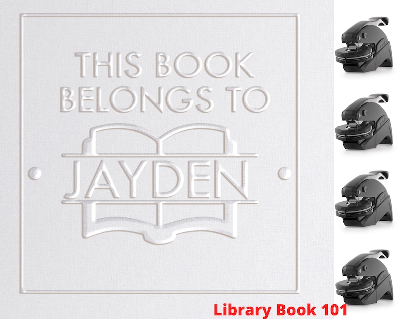 Library Embosser, Book Embosser Personalized, Custom Embosser, Ex ...