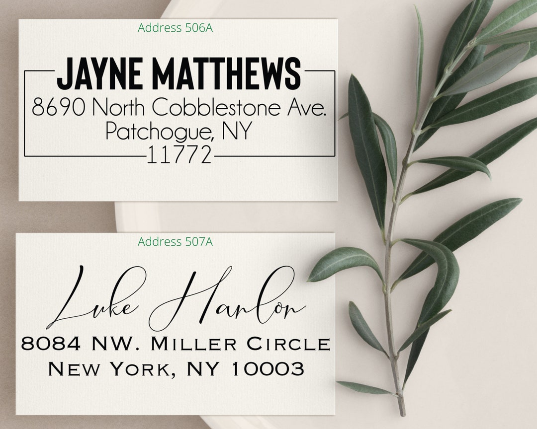 Address Stamp Self Inking Trodat Return Mail Stamper High Quality Self ...