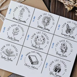 Book Embosser Personalized Custom Ex Libris Library Book Embosser Stamp ...