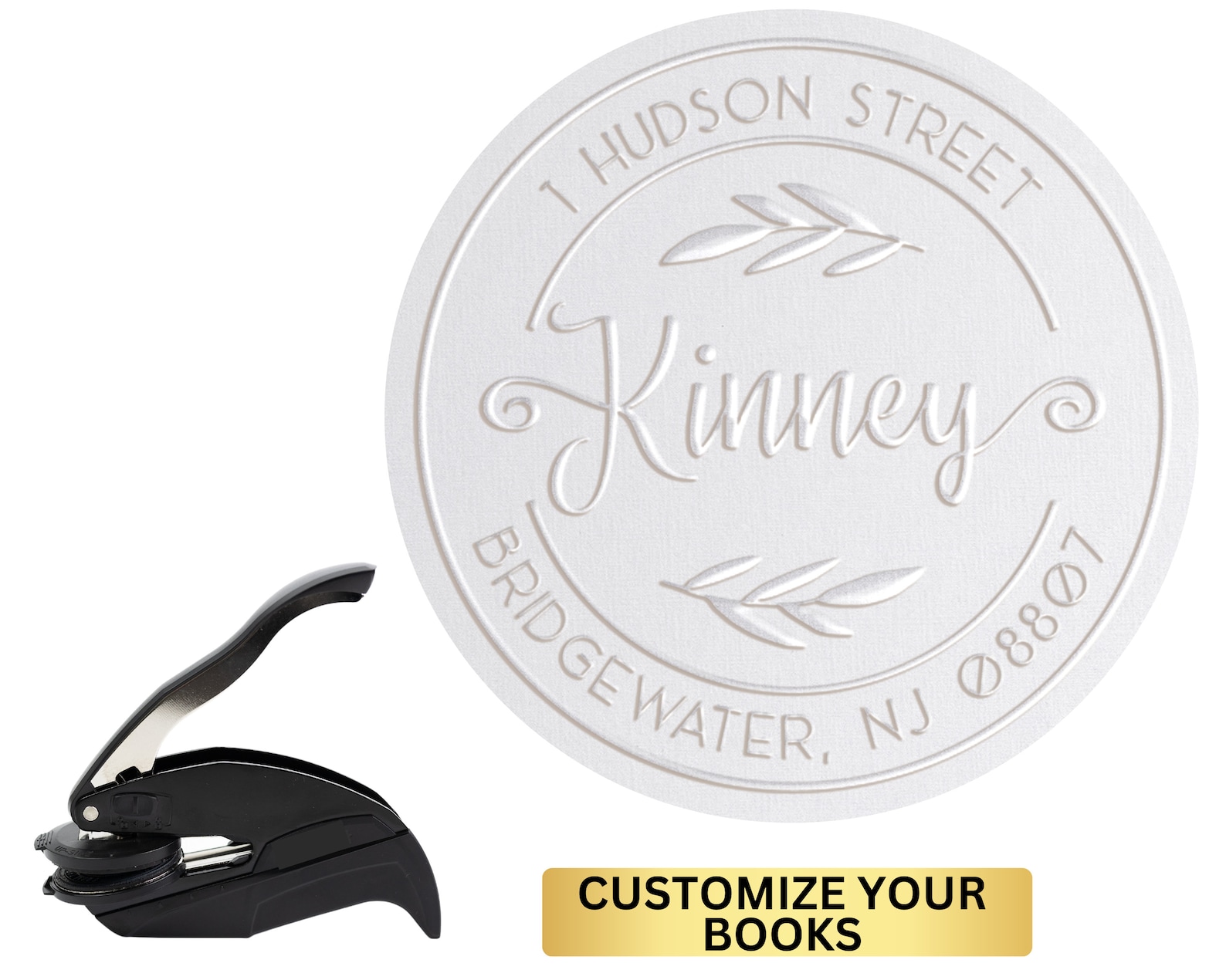 Custom Embosser Custom Address Embosser Address Embosser - Etsy