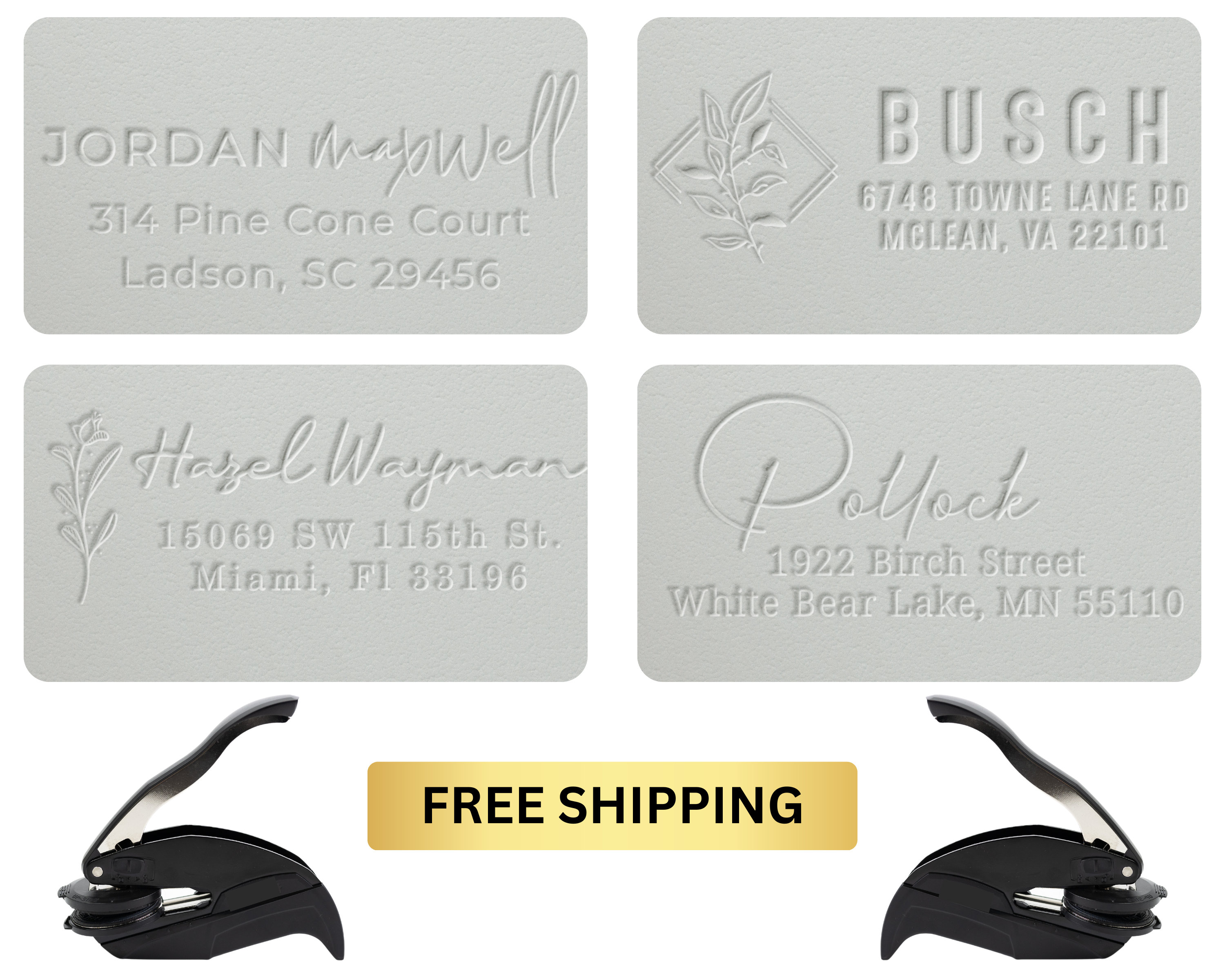 Embossed Envelopes For Inmates