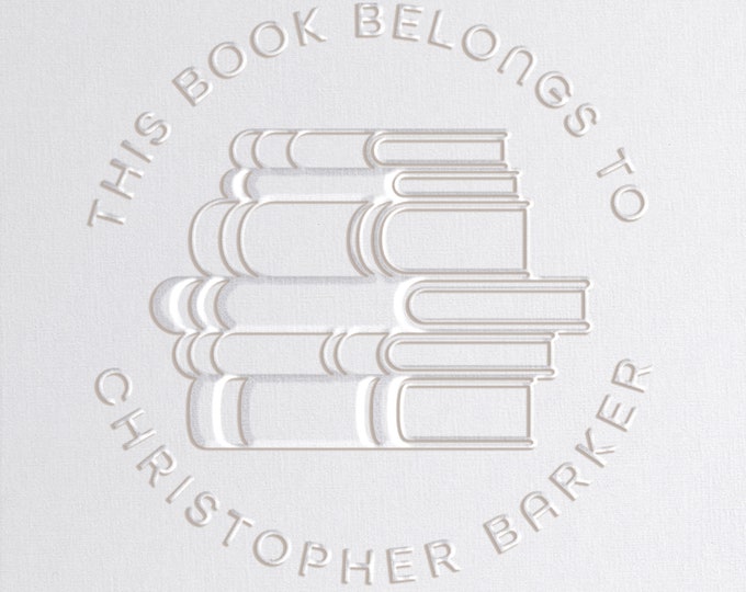 Custom Book Embosser for You to Personalize Library Books 10 - Etsy
