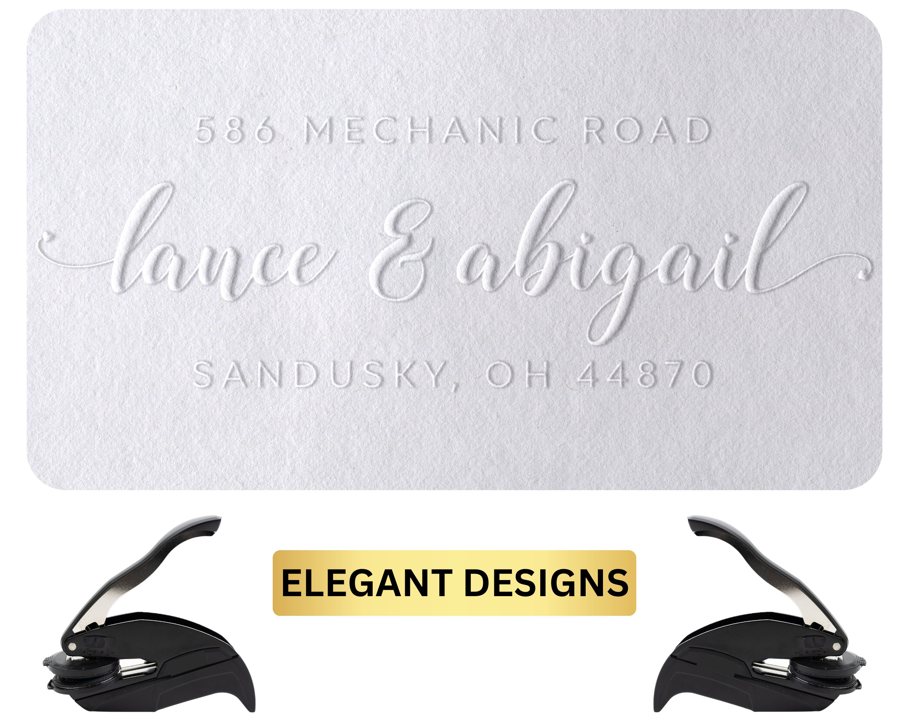 Address Embosser Custom Embosser Seal Gift Embosser Envelope - Etsy