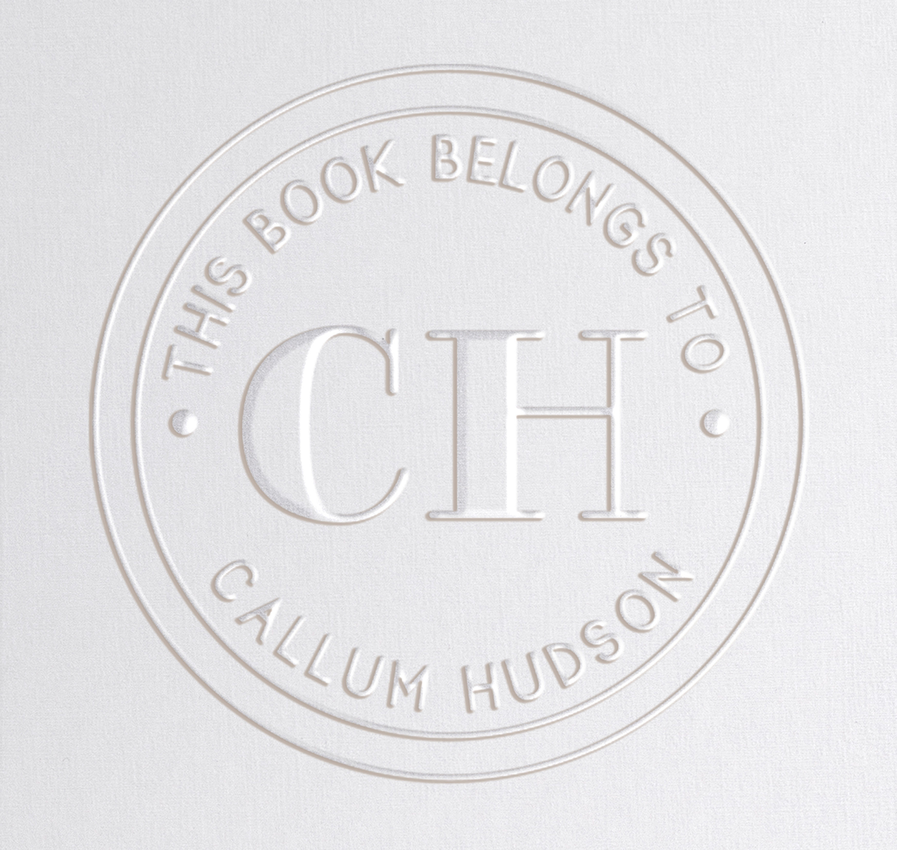 Library Book Embosser Custom Initials Monogram Ex Libris This - Etsy