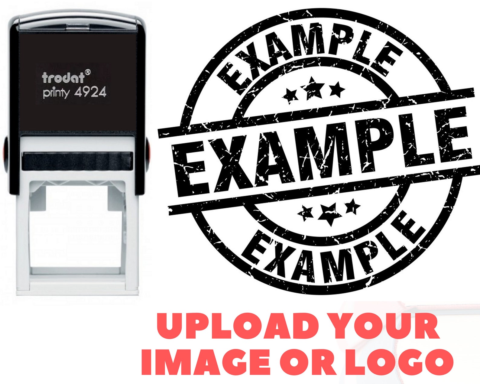 Custom Logo Stamp From Your Design or Logo or Image Business - Etsy