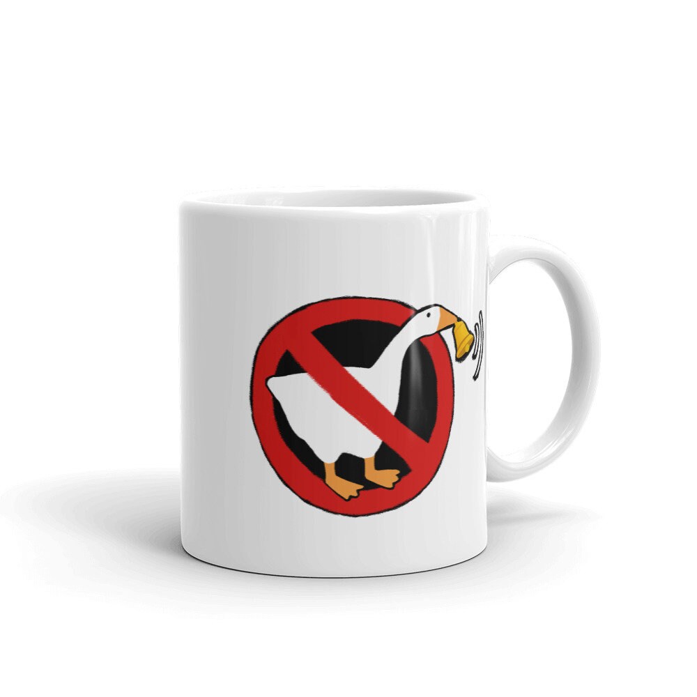 Untitled Goose Game No Goose Sign Mug - Etsy