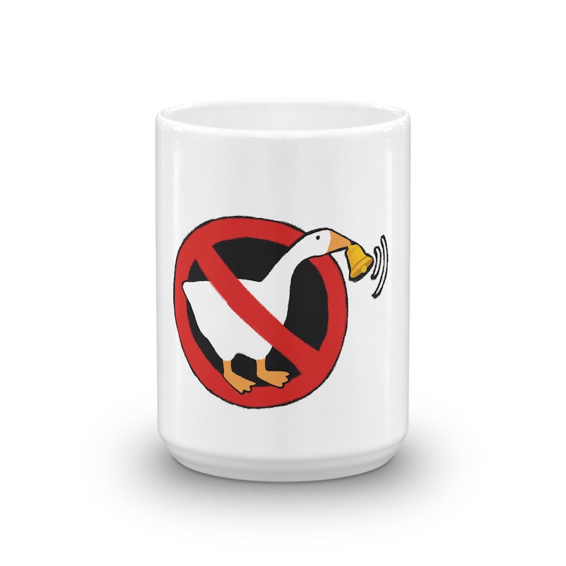 Untitled Goose Game No Goose Sign Mug - Etsy