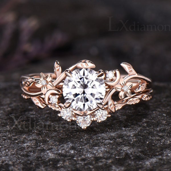 Nature Inspired Engagement Rings - Etsy