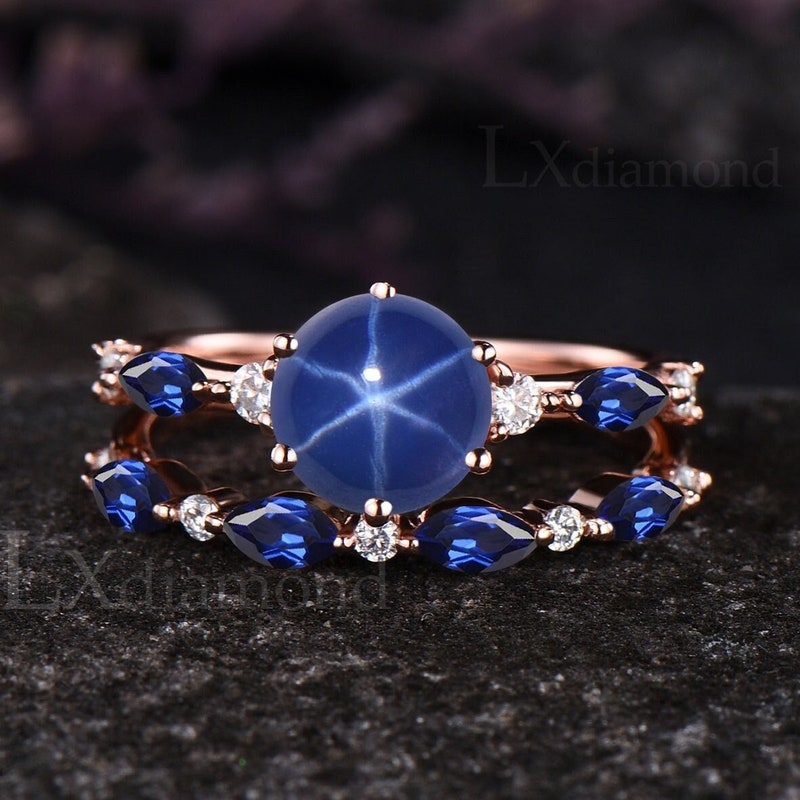 Star Engagement Ring - Etsy